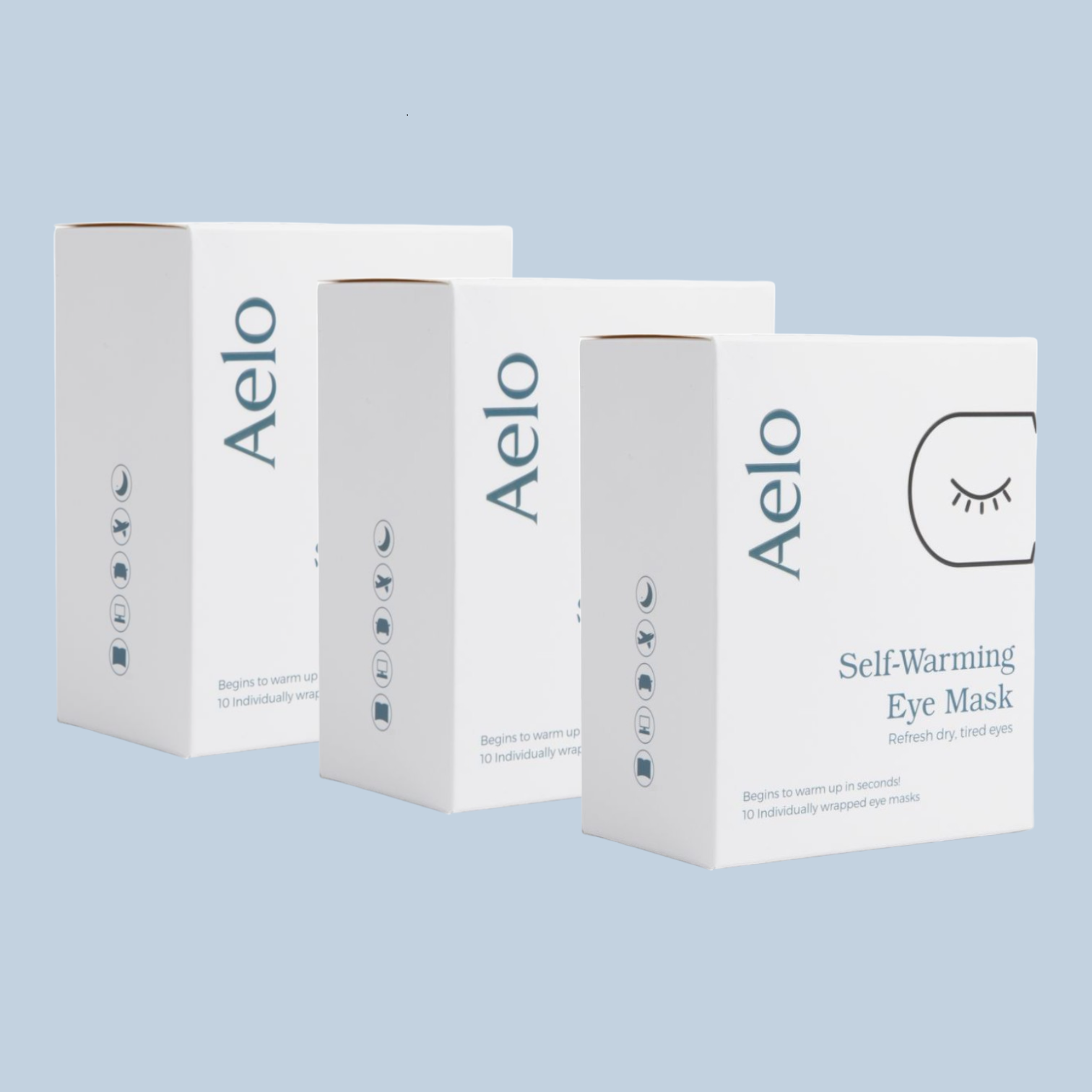 The Self-Heating Eye Masks Bundle (30 Masks) - Aelo